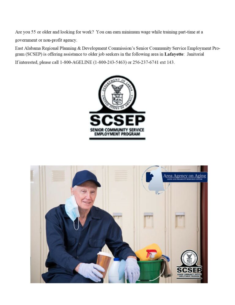 Senior Community Service Employment Program - East AL Aging